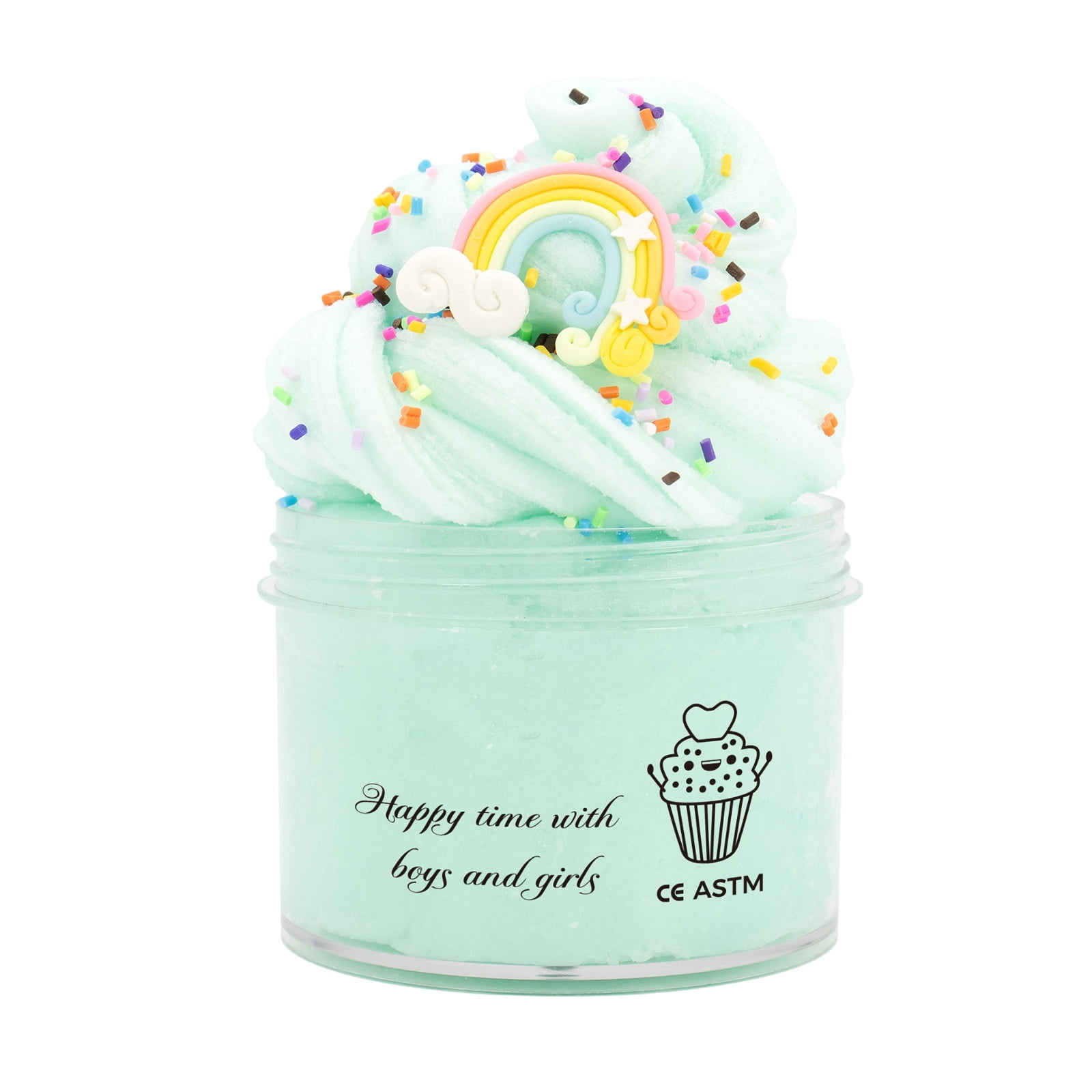 DIY Cloud Butter Slime Kit Scented Stretchy Ice Cream Silk Fluffy Soft ...