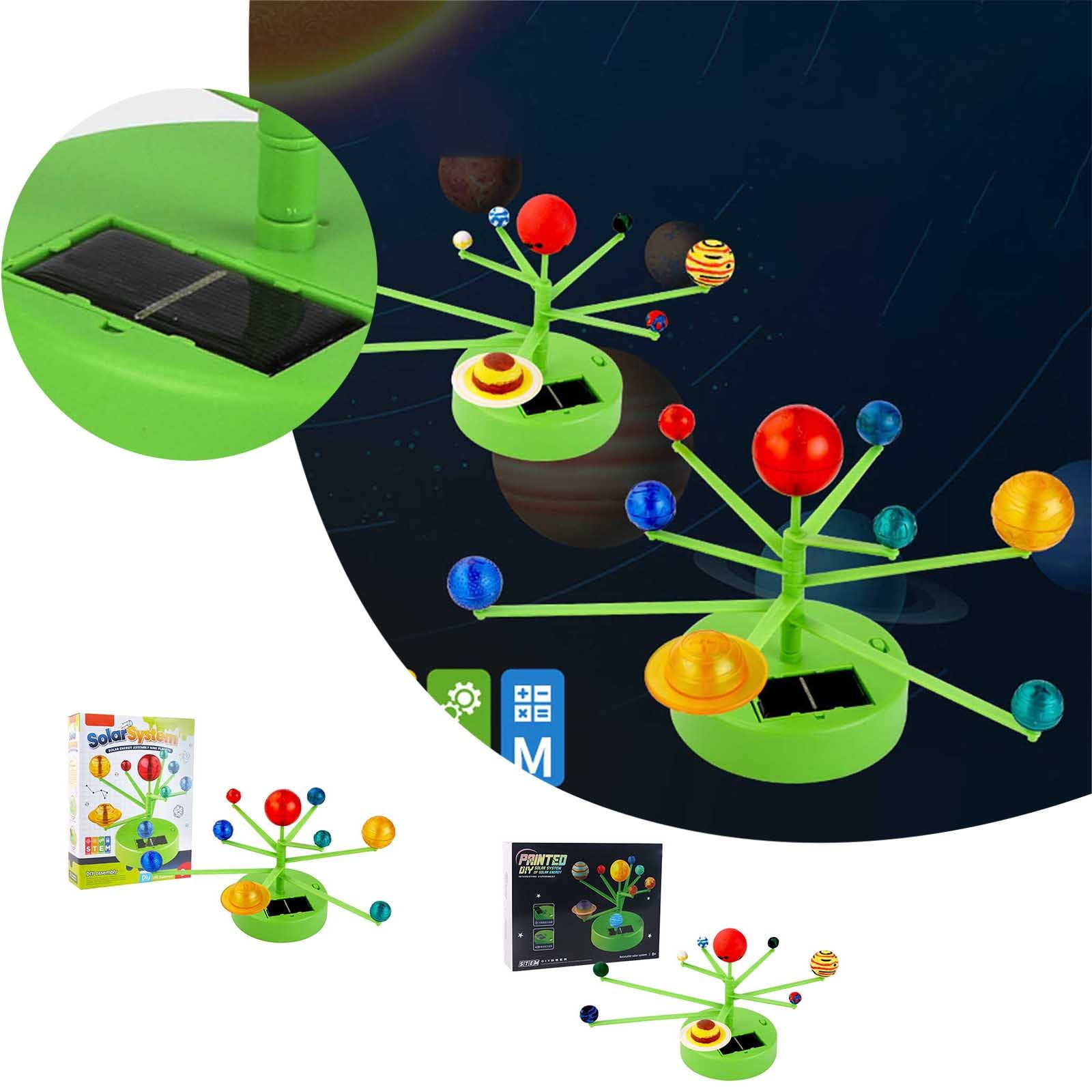DIY Colorful Solar System Planet Model Kit Educational Assembling ...