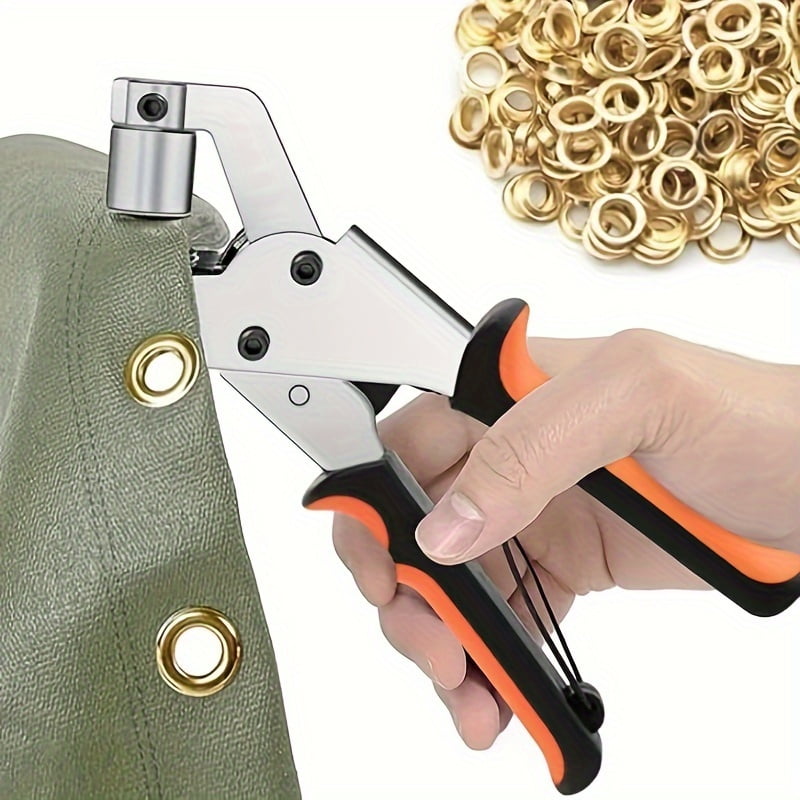 [DIY Complete Eyelet Punch Set] 200pcs 10mm Rings Complete Eyelet Punch ...