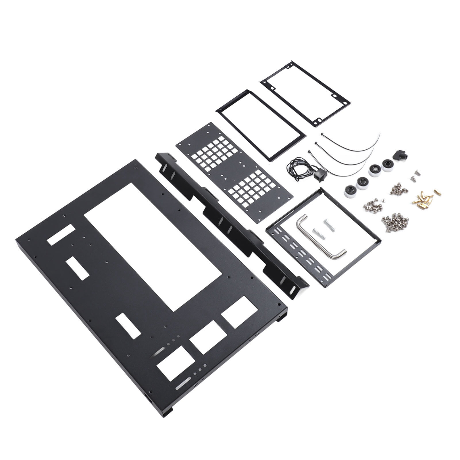 DIY Computer Motherboard Case Rack Powerful Cooling Steel Plate ATX M ...