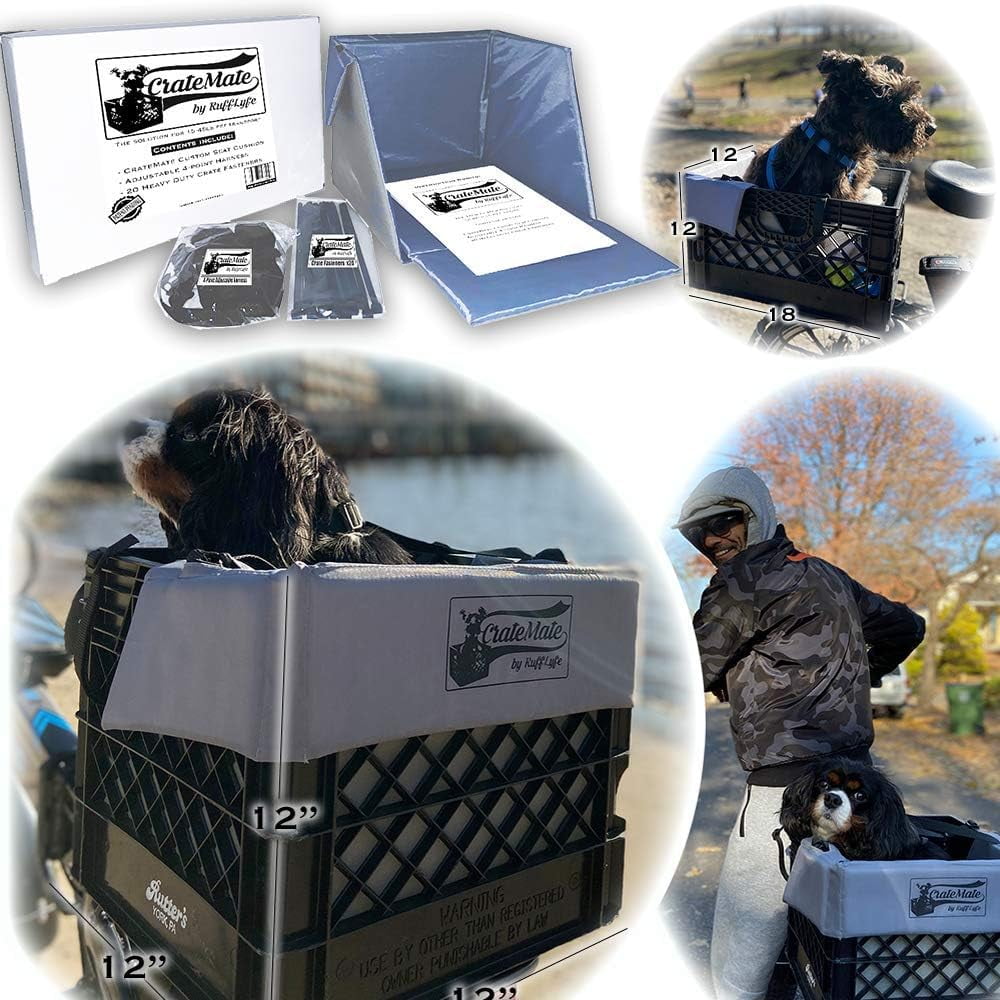 DIY Conversion/Bike Dog Carrier Package (Crate NOT Included) Padded ...