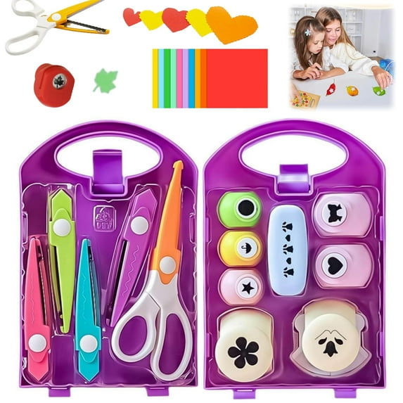 DIY Craft Hole Puncher Set, 2025 New Creative Shape Punch Cutters, Leaf ...