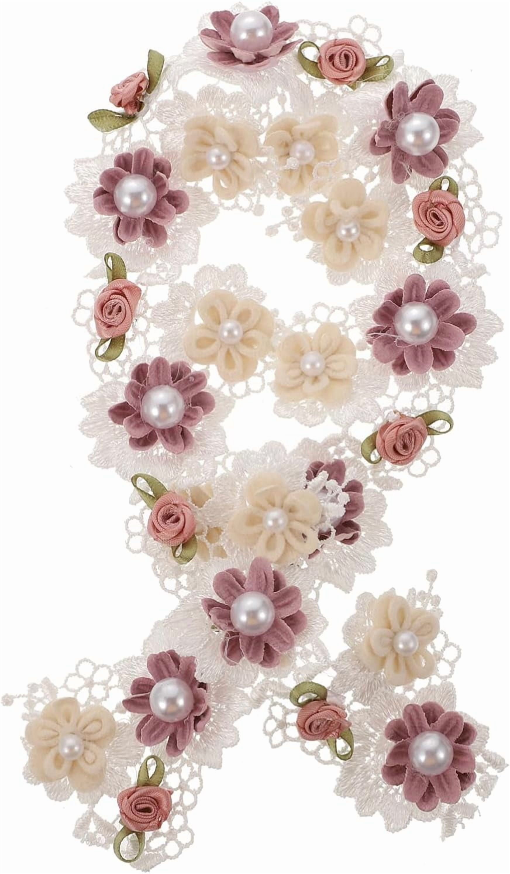 DIY Craft Sewing Lace Embroidered Lace Trim Ribbon Floral Decorative ...