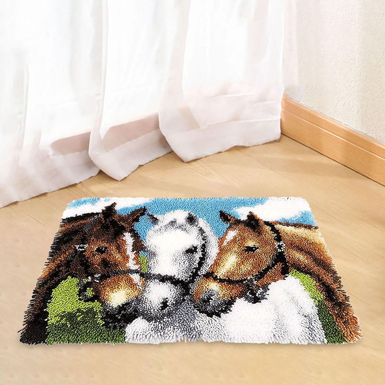 DIY Crafting Embroidered Accessories Mat 3D Latch Hook Rug for ...