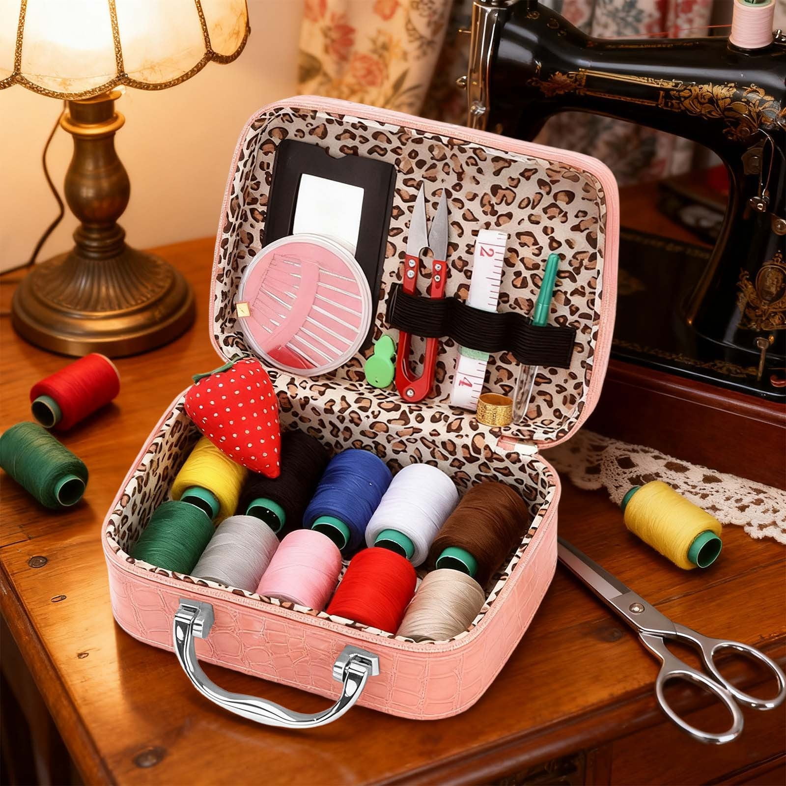 DIY Crafting Kit for Indoor Home Sewing and Knitting Projects with ...