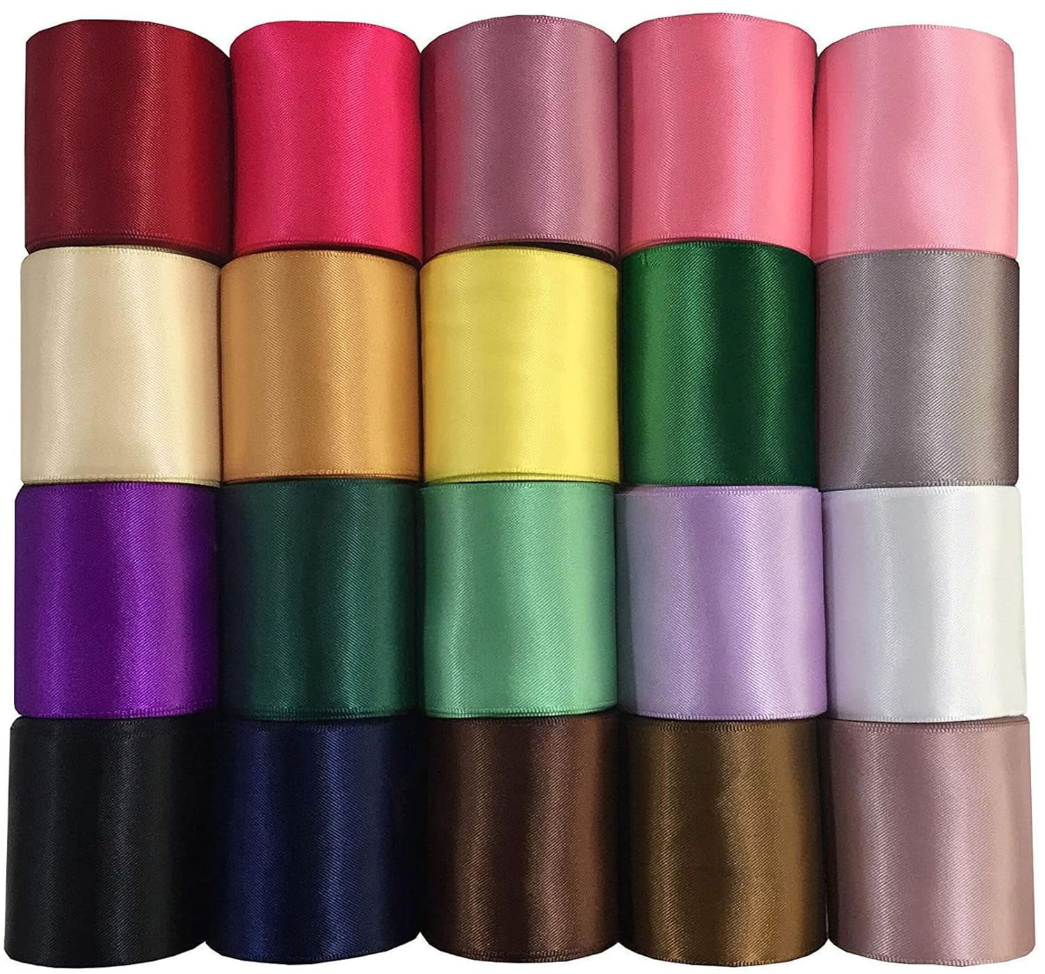 DIY Crafts 10 Random Color 1inch Ribbon Polyester Ribbon for Floral ...