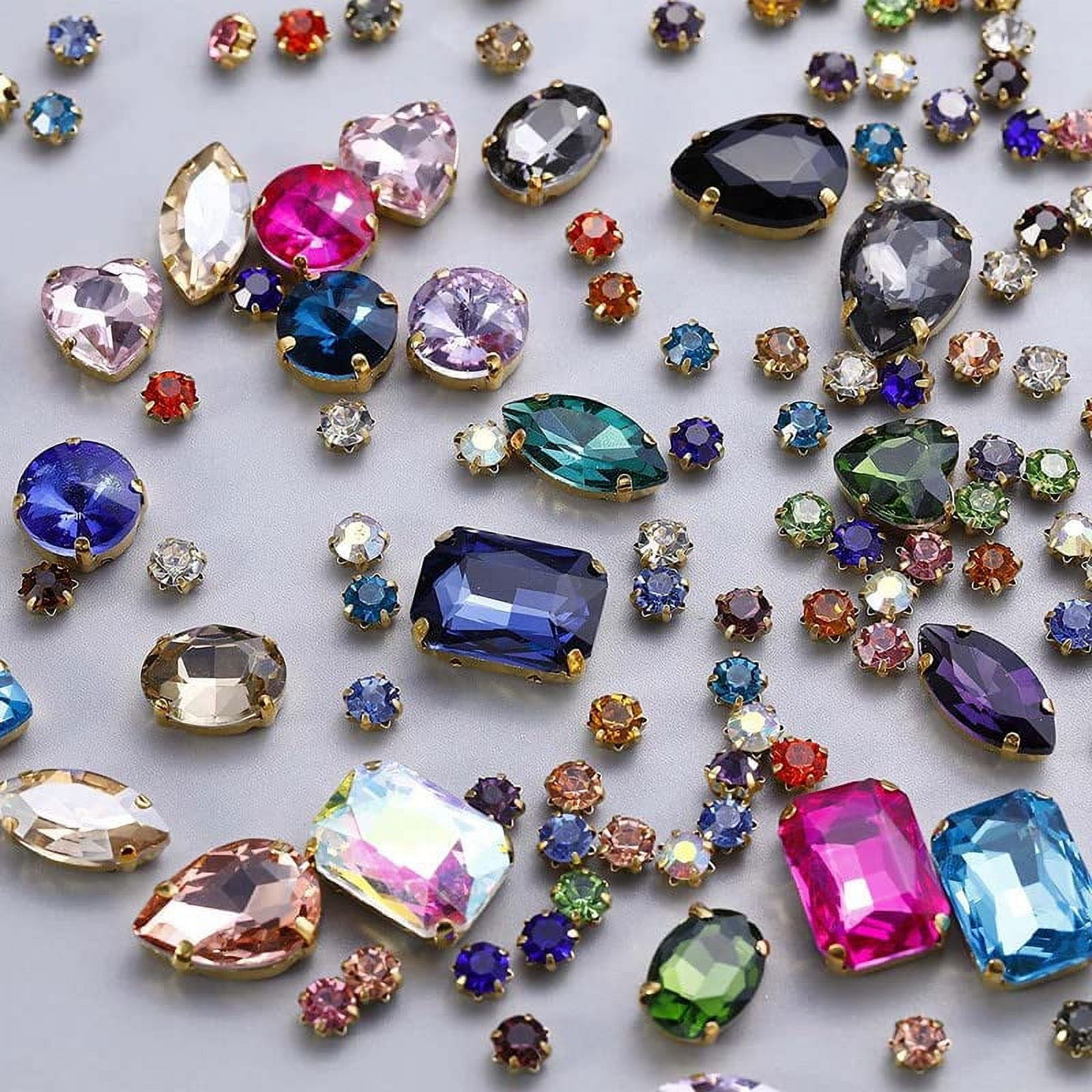 DIY Crafts 30 Pcs Copper Gold Claw Dream Purple Regular Small Mixed Sew ...