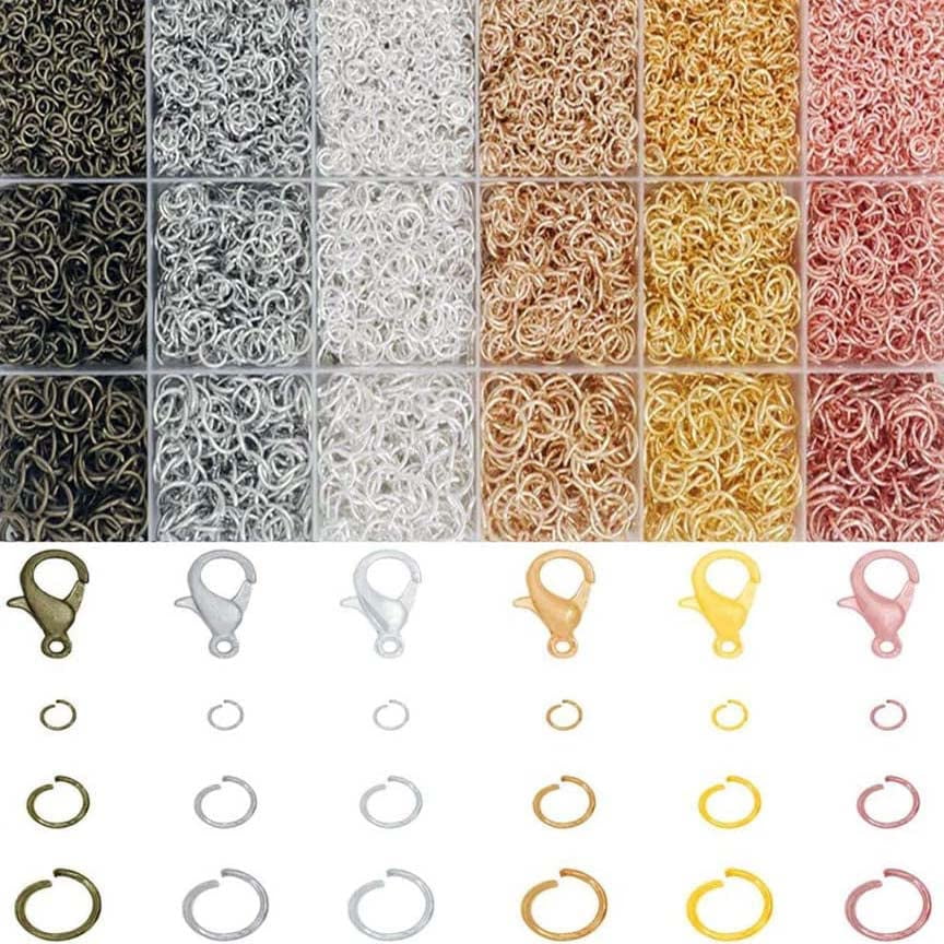 DIY Crafts 300 Only Jump Rings Gold Only Jump Ring D Hook Type Swivel ...