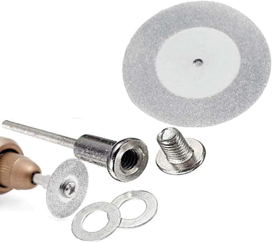 DIY Crafts 4 Sets 50mm 1 Pc Diamond Discs1 Mandrel 1 Pc Diamonte ...