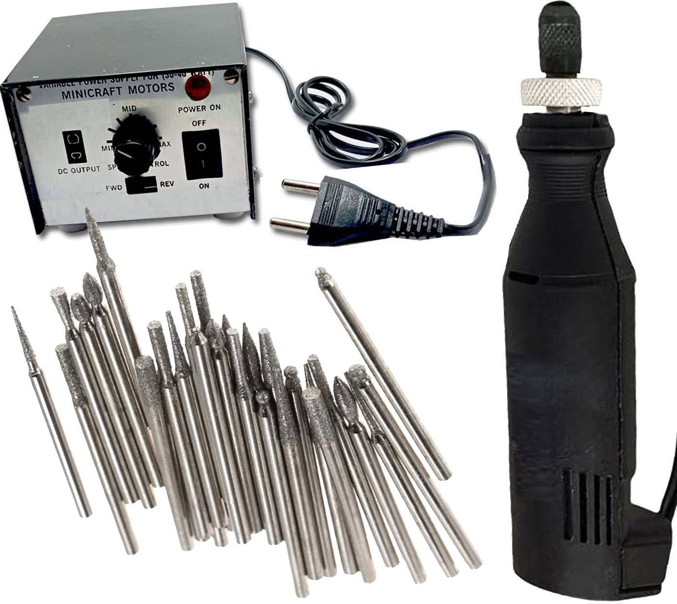 DIY Crafts 60x Diamond Burr Diamond Burr Tools Minicraft MachineMini ...