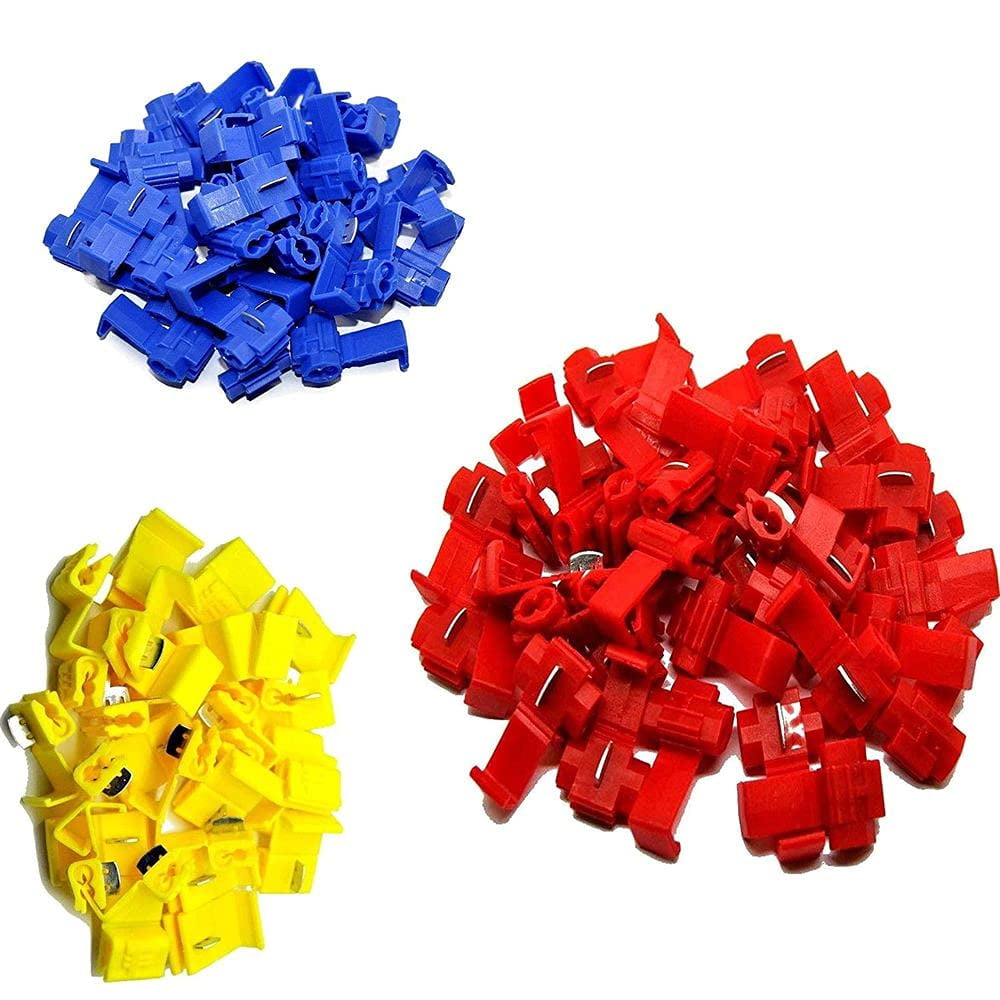 DIY Crafts CTDIYHI30296 Electrical IDC 07525mm Wire Connector Double Run or Tap 18 16 AWG ...