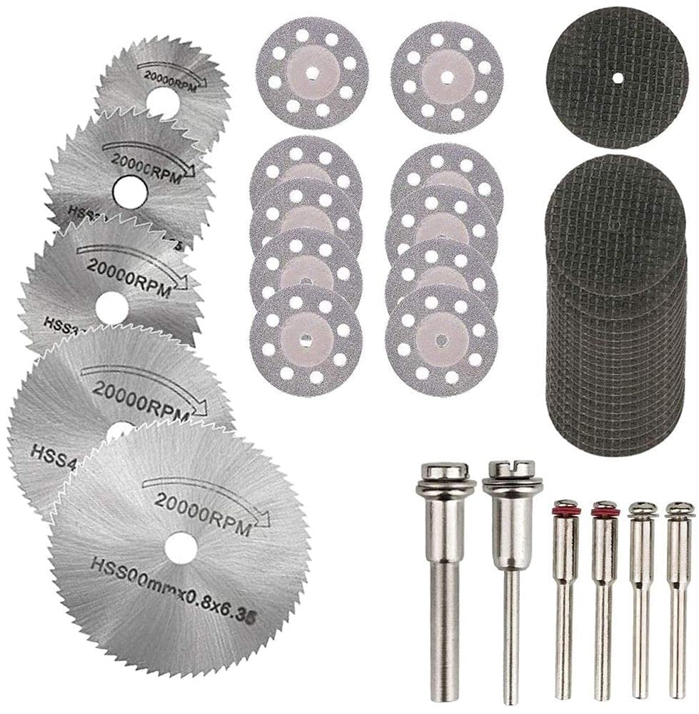 DIY Crafts CTDIYHI33147 Rotary Wheels Tool Kit Diamond Cutting Wheel ...