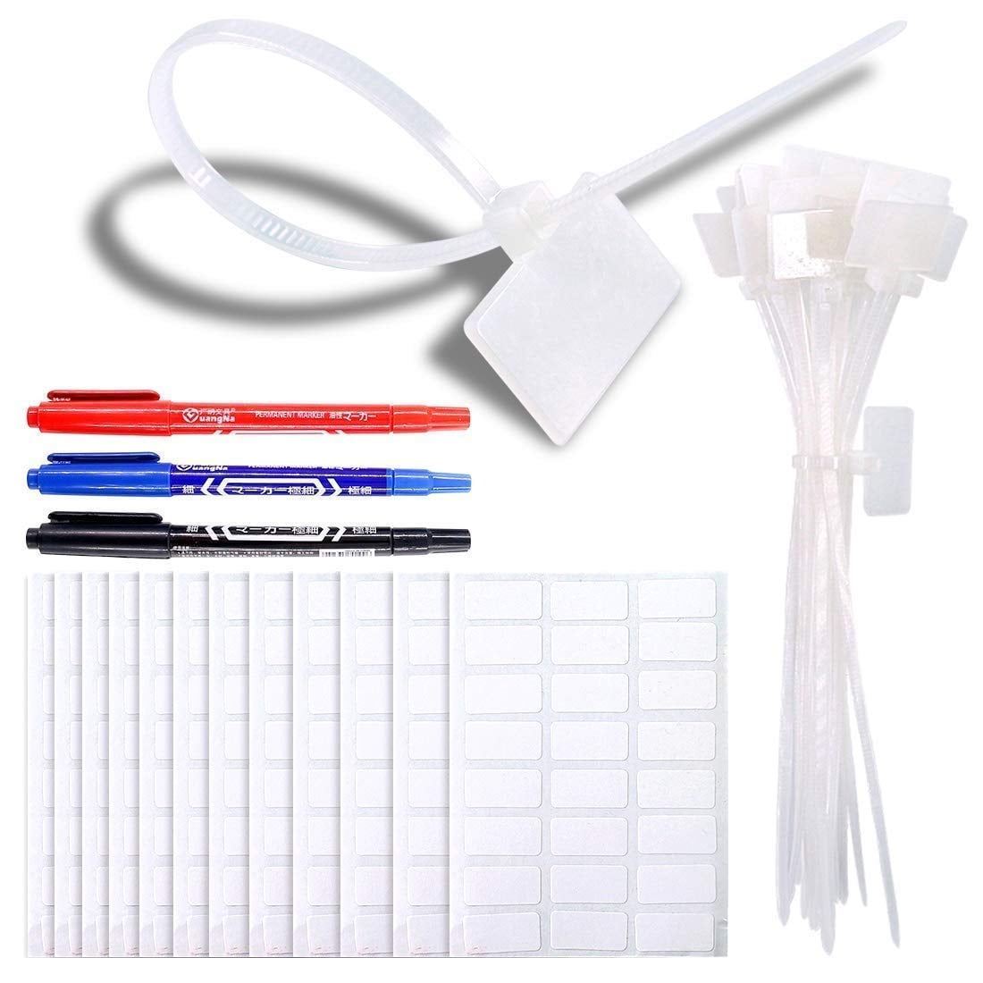 DIY Crafts Design No 6 Pack Of 600 Pcs 6 Inch Nylon Cable Marker Ties ...