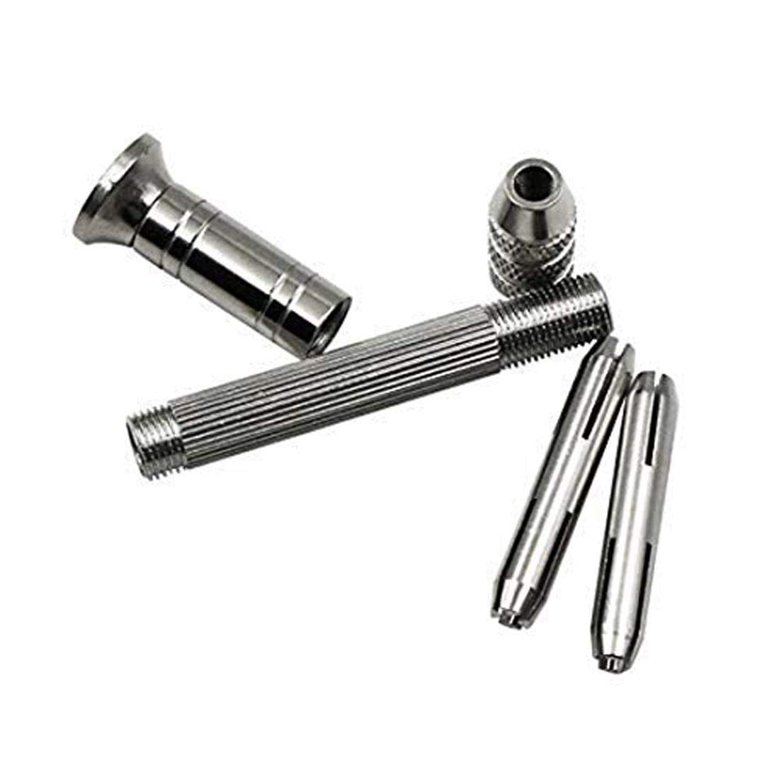 DIY Crafts Head Pin Vise Watch Tool Unique Silver Swivel Repair Hand ...
