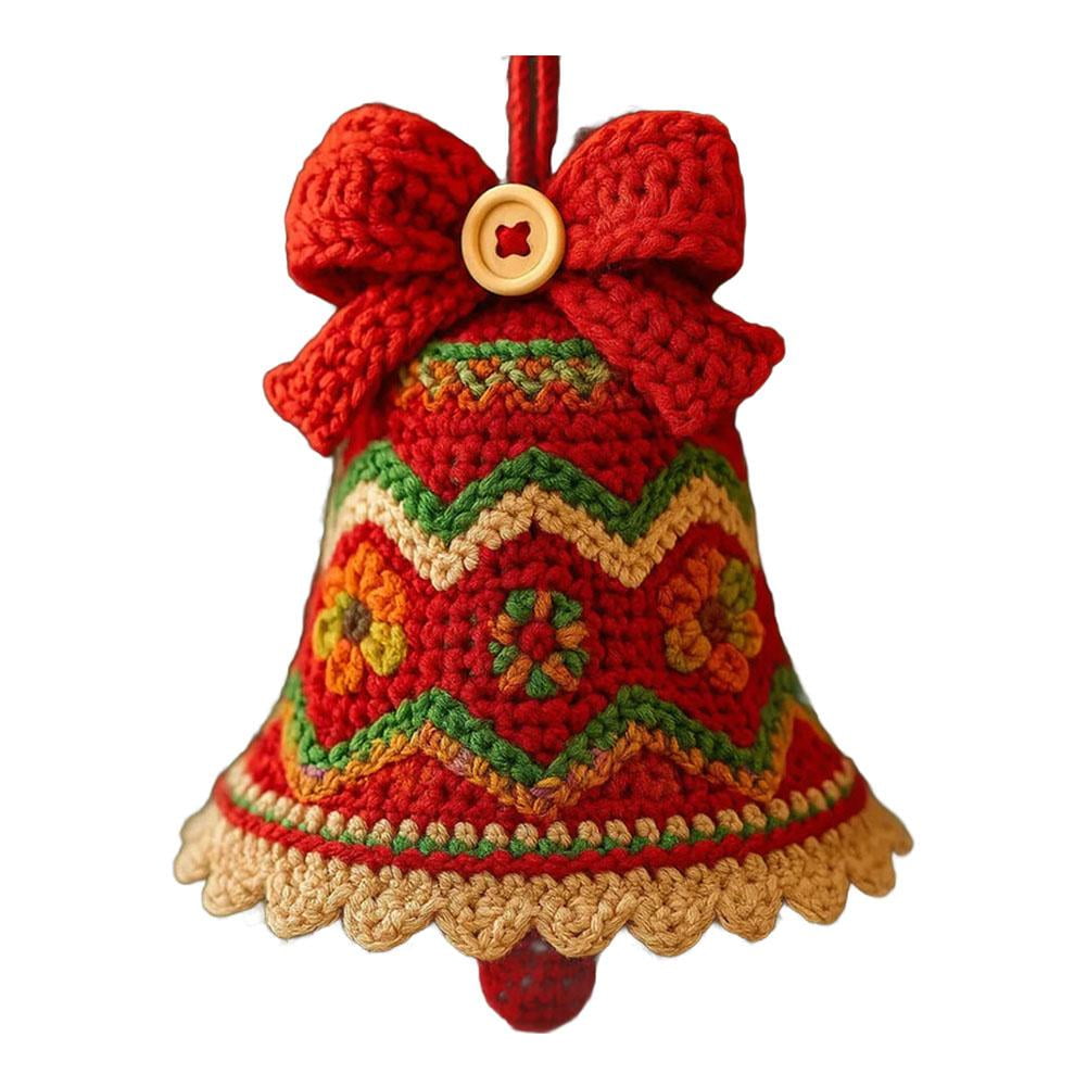 DIY Crochet Christmas Bell Ornament Kit, Complete Beginner Christmas ...