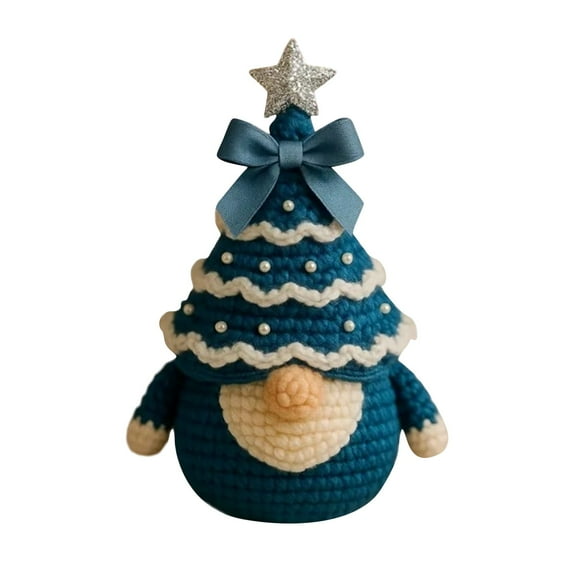 DIY Crochet Christmas Tree Gnome Kit, Christmas Gnomes Crochet Kit for ...