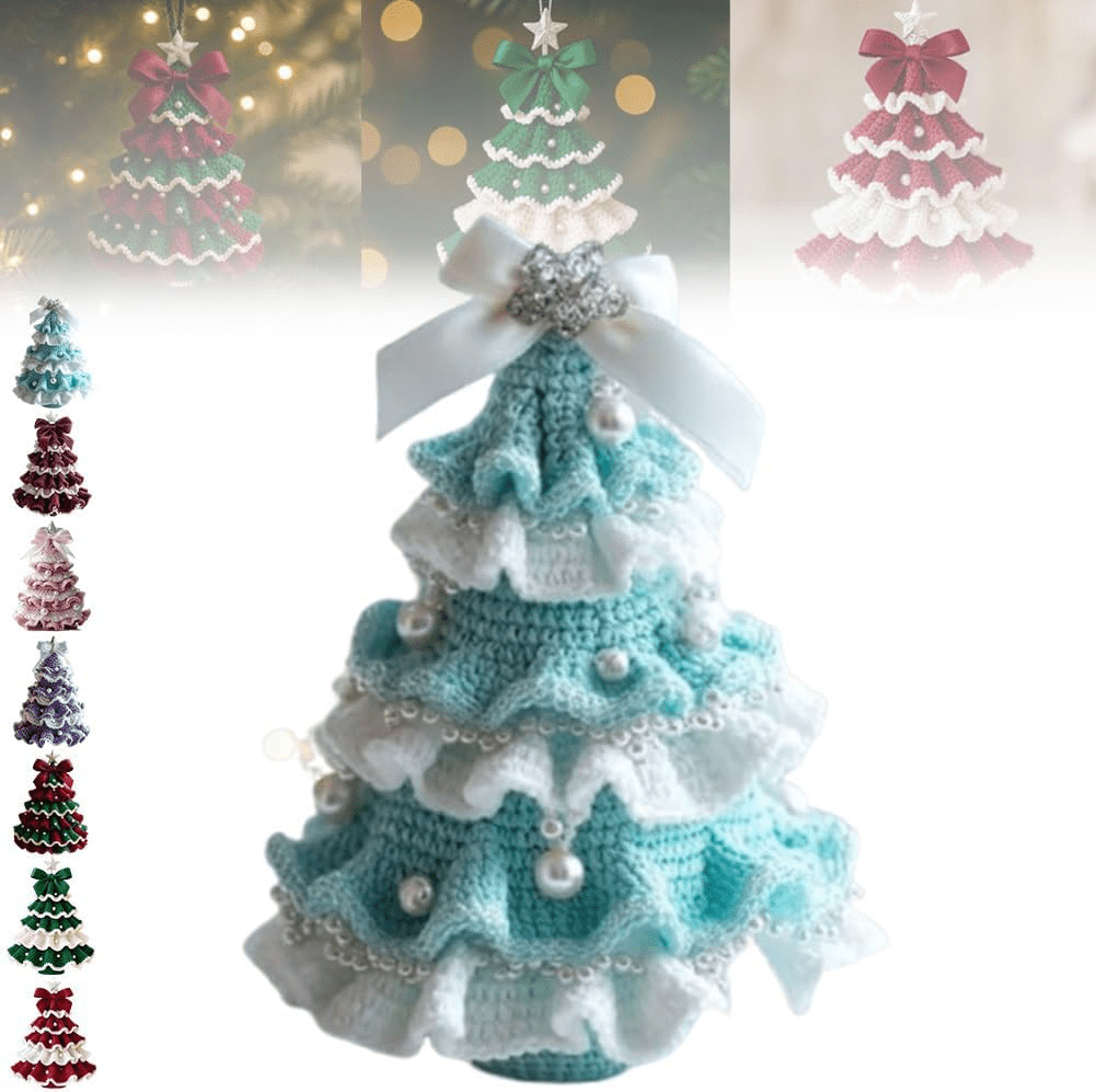 DIY Crochet Christmas Tree Kit - Handmade Holiday Decoration Kit ...