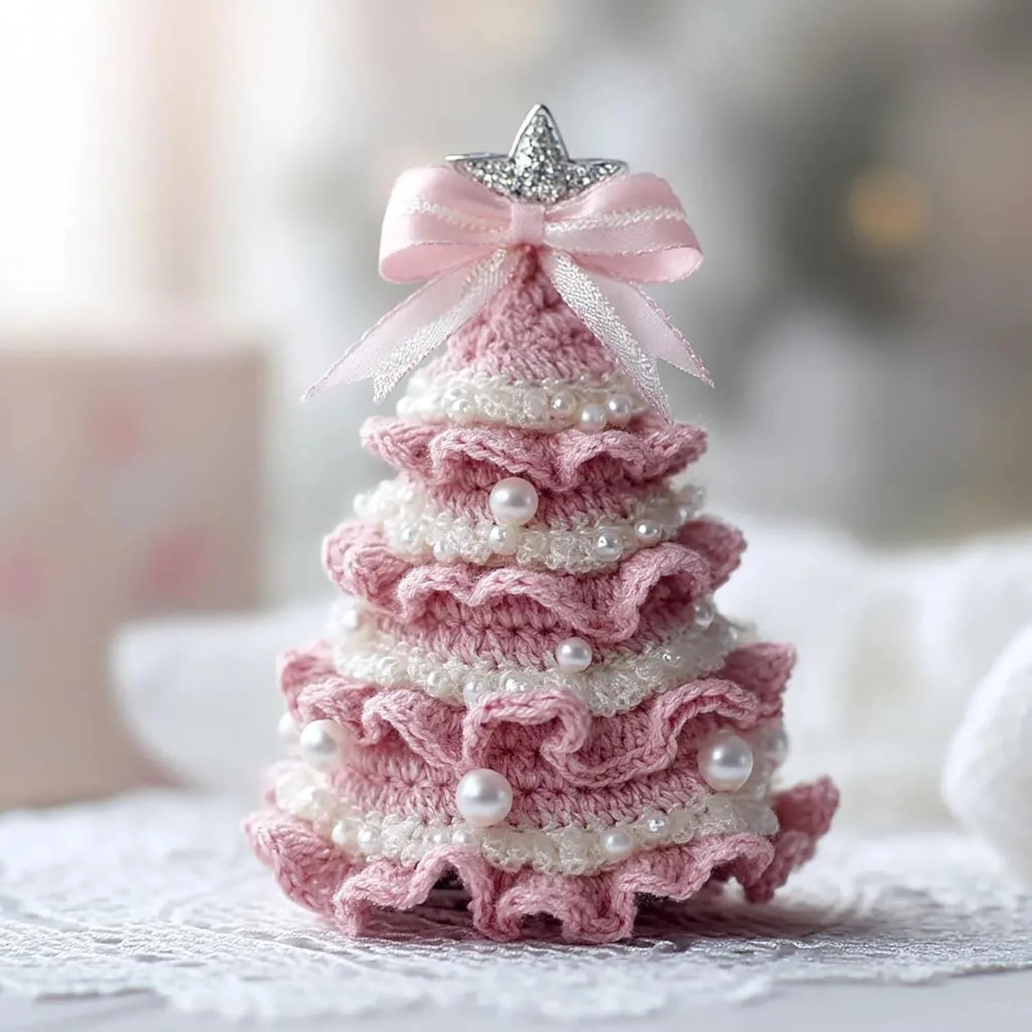 DIY Crochet Christmas Tree Kit – Handmade Holiday Decoration Set ...