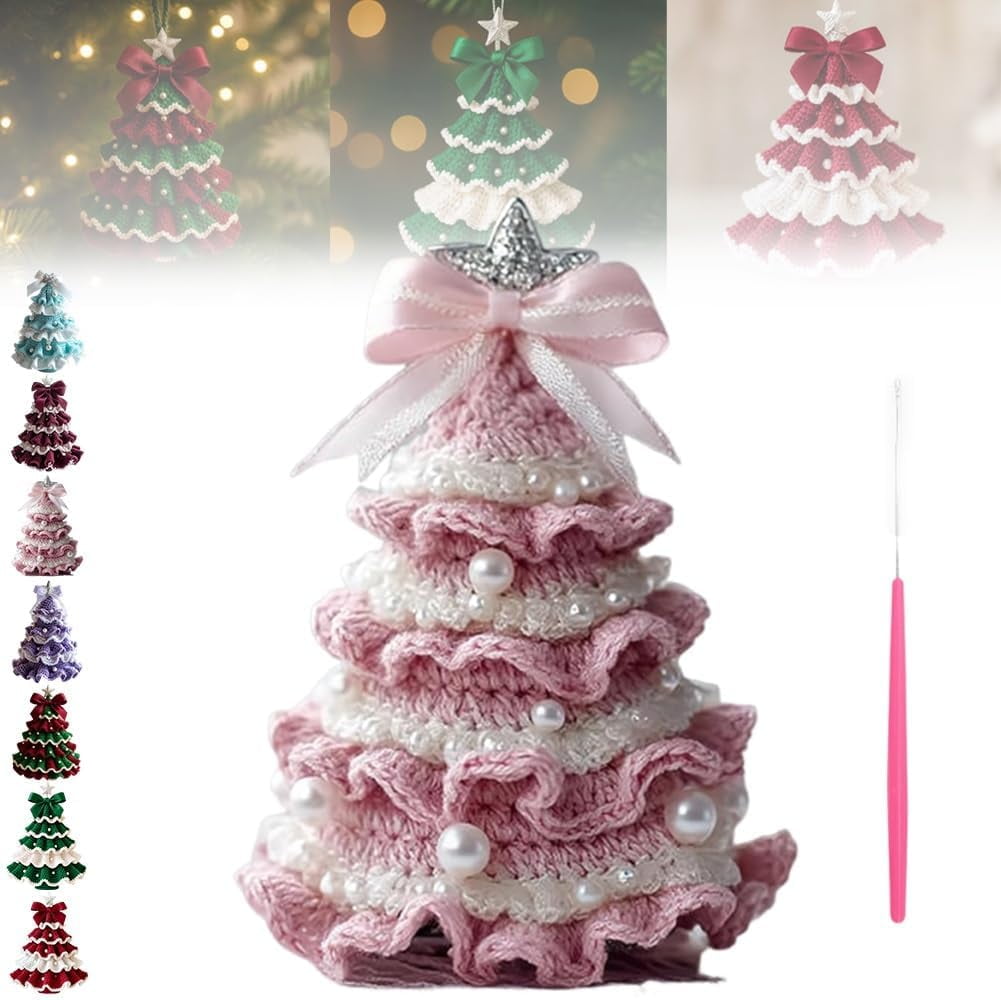 DIY Crochet Christmas Tree Kit – Handmade Holiday Decoration Set ...