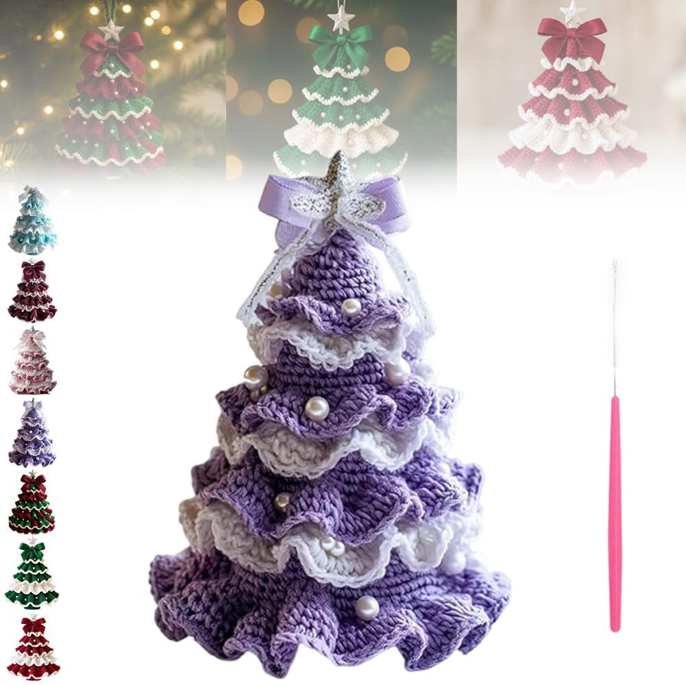 DIY Crochet Christmas Tree Kit – Handmade Holiday Decoration Set ...