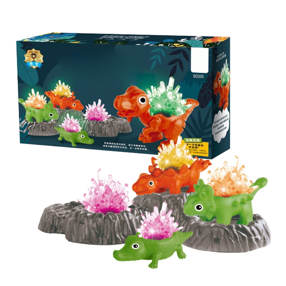 DIY Crystal Growing Science Experiment Kit for Kids Grow 4 Crystals ...