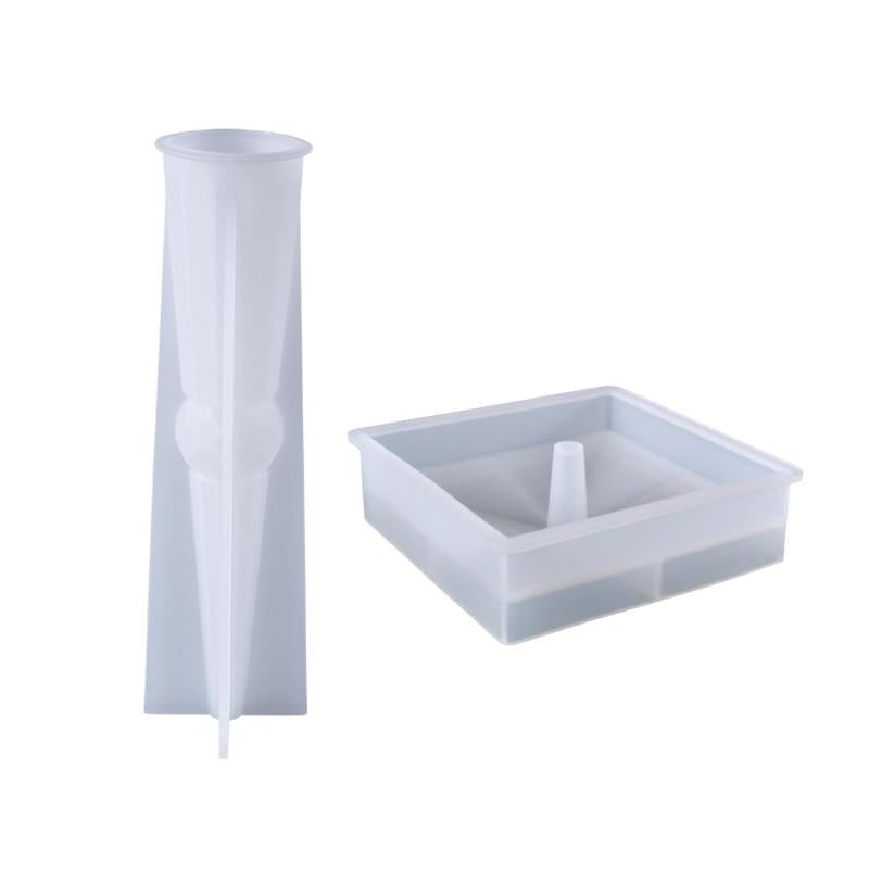 DIY Crystal Table Lamp Epoxy Resin Mold Touch Sensor Decoration Desk ...