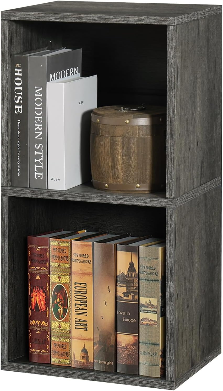 DIY Cube Storage Organizer Stackable Cubes, Small Room Organizer Wooden ...