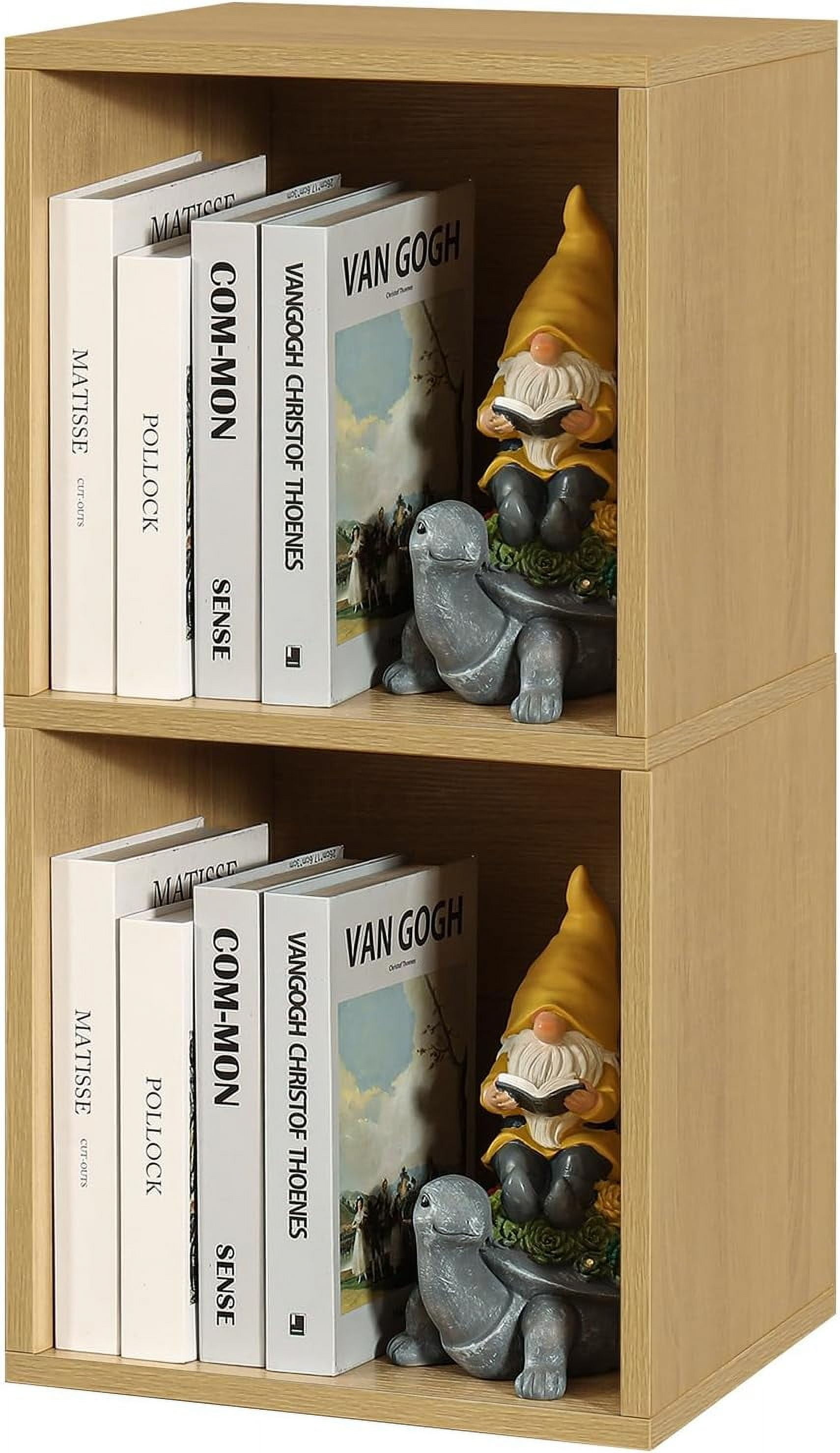 DIY Cube Storage Organizer Stackable Cubes, Small Room Organizer Wooden ...