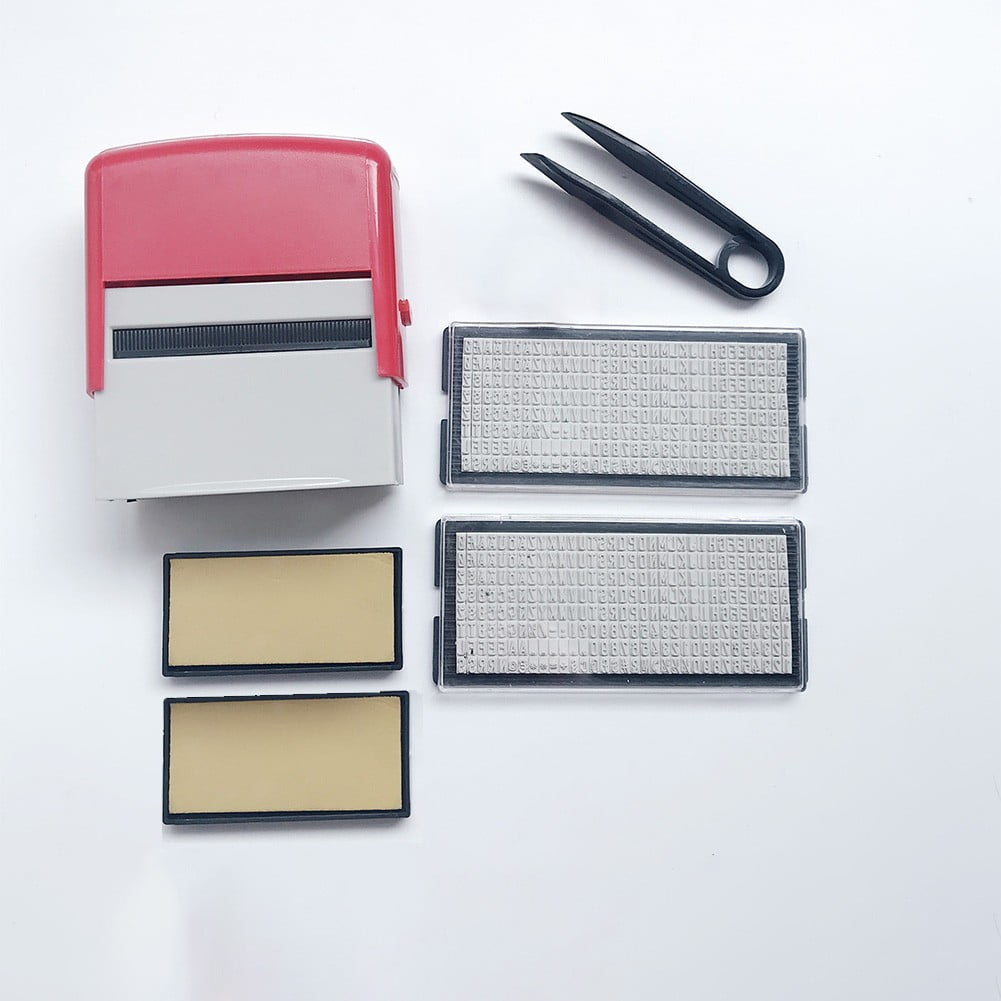 DIY Custom Ink Seal Set Dial Seal Assortment Seal Movable Type Monogram ...