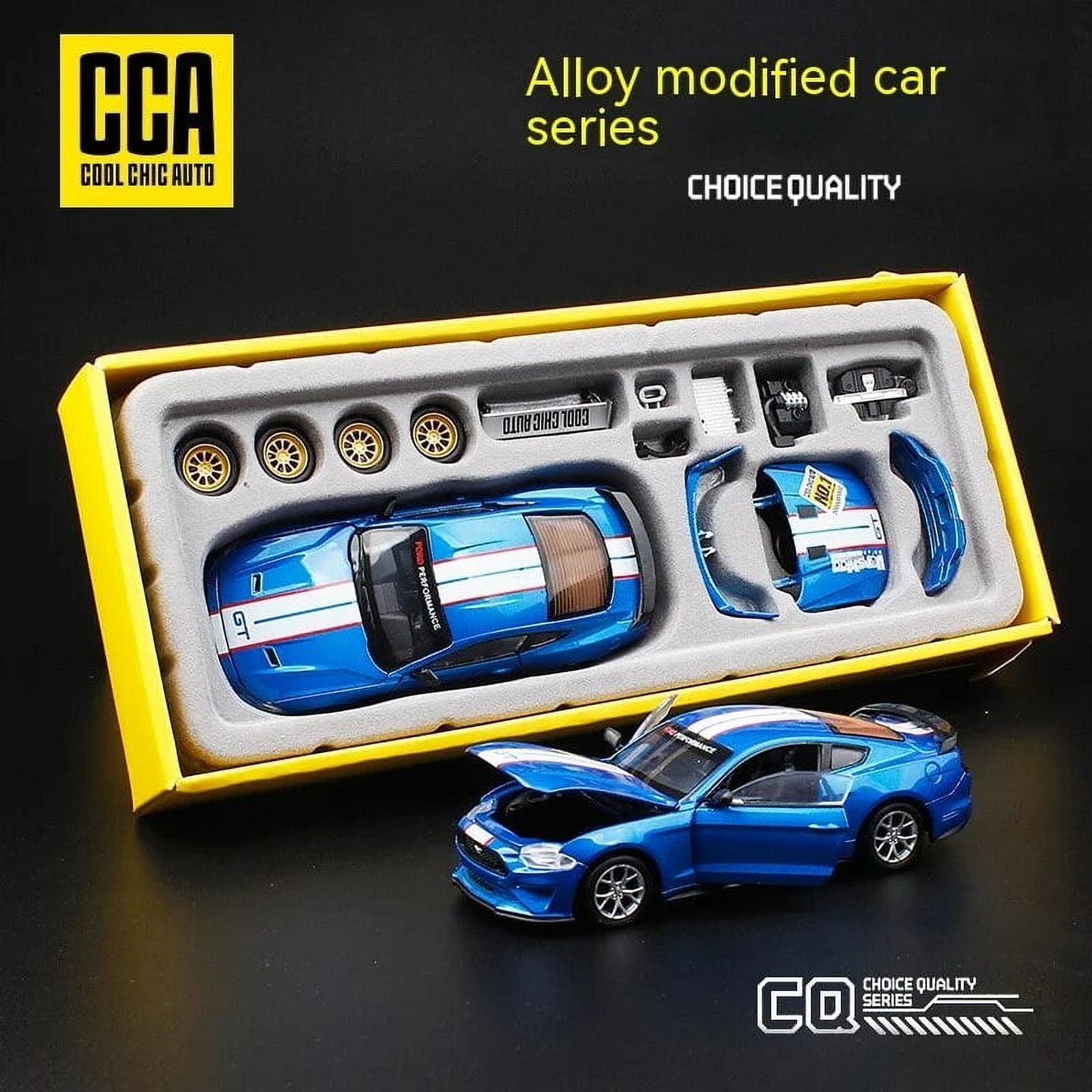 DIY Customizable 1:43 Scale Ford Mustang Alloy Car Model Kit - Unique ...