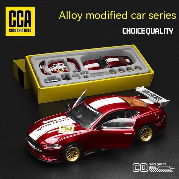 DIY Customizable 1:43 Scale Ford Mustang Alloy Car Model Kit - Unique ...