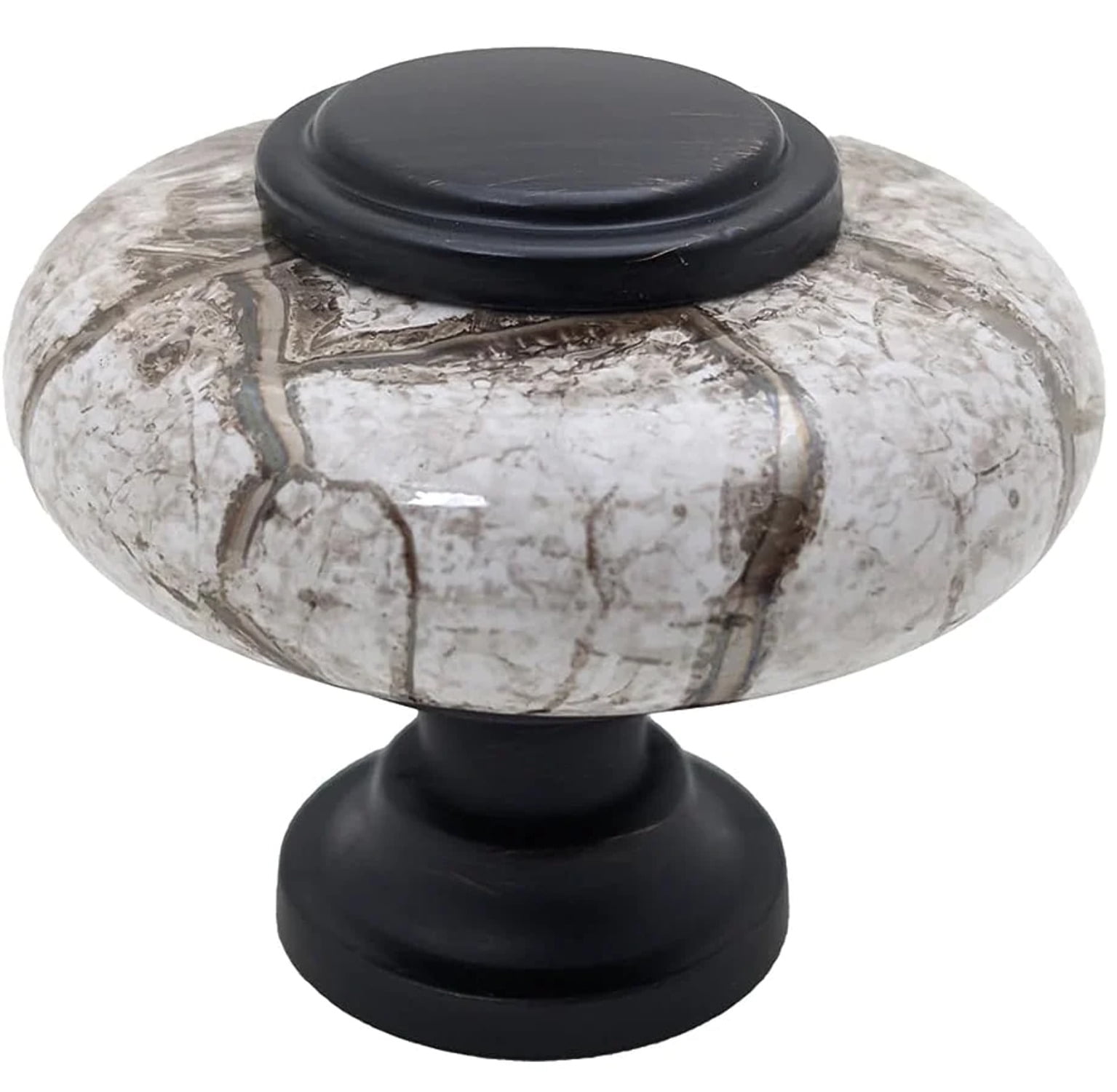 DIY Décor Hub-1.5 in Oil-Rubbed Bronze Granite-Gray Ceramic Cabinet Knobs,10Pack - Walmart.com