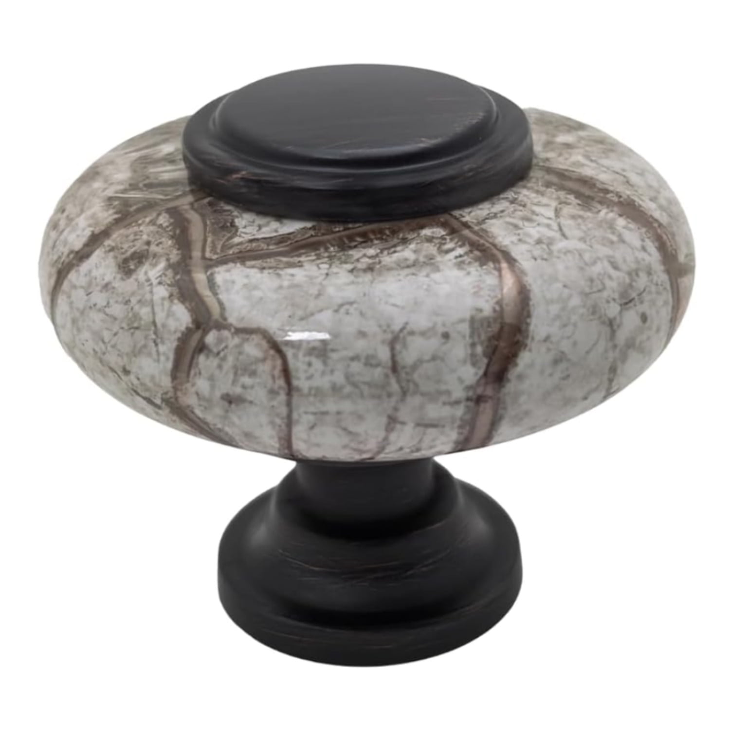 DIY Décor Hub-1.5 in Oil-Rubbed Bronze Granite-Gray Ceramic Cabinet Knobs,10Pack - Walmart.com