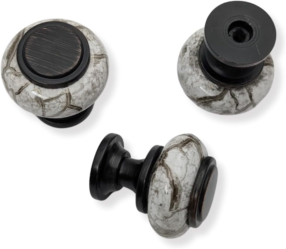 DIY Décor Hub - Knobs for Cabinets and Drawers, Oil-Rubbed Bronze w ...