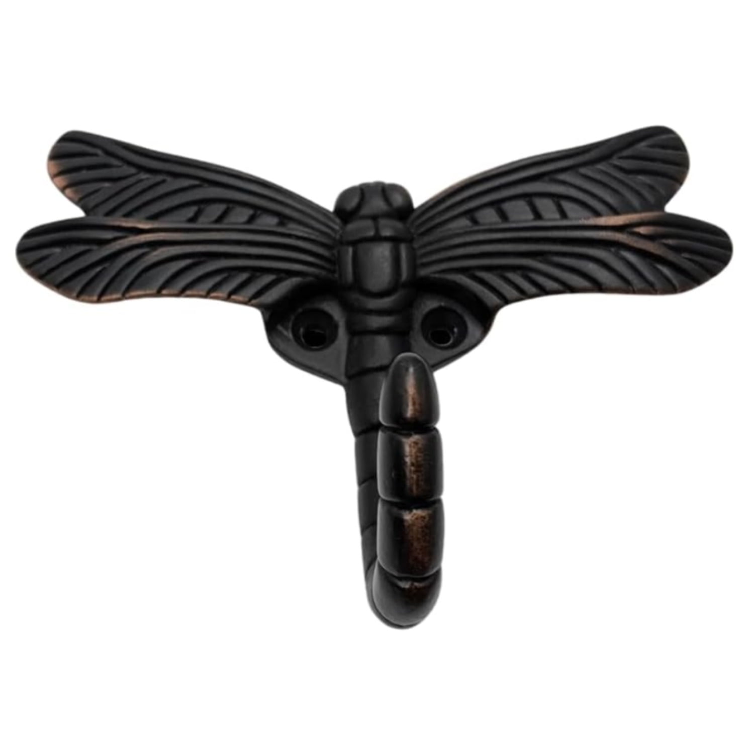 DIY Décor Hub-Set of 6 Dragonfly Hooks Oil Rubbed Bronze - Walmart.com