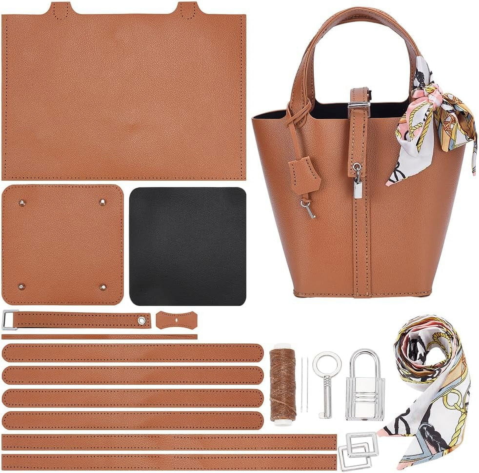 DIY DIY PU Leather Tote Bag Making Set PU Leather Handbag Making ...