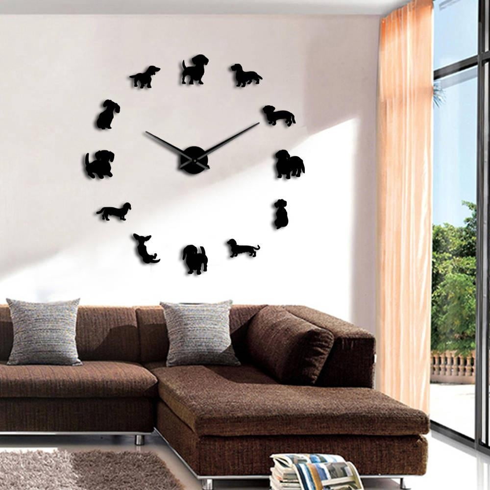 DIY Dachshund Wall Art Wiener-Dog Puppy Dog Pet Frameless Giant Wall ...