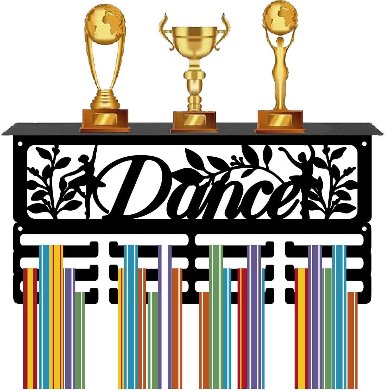 DIY Dancer Medal Holder Medal Hanger Medal Rack Display Wall Mounted ...