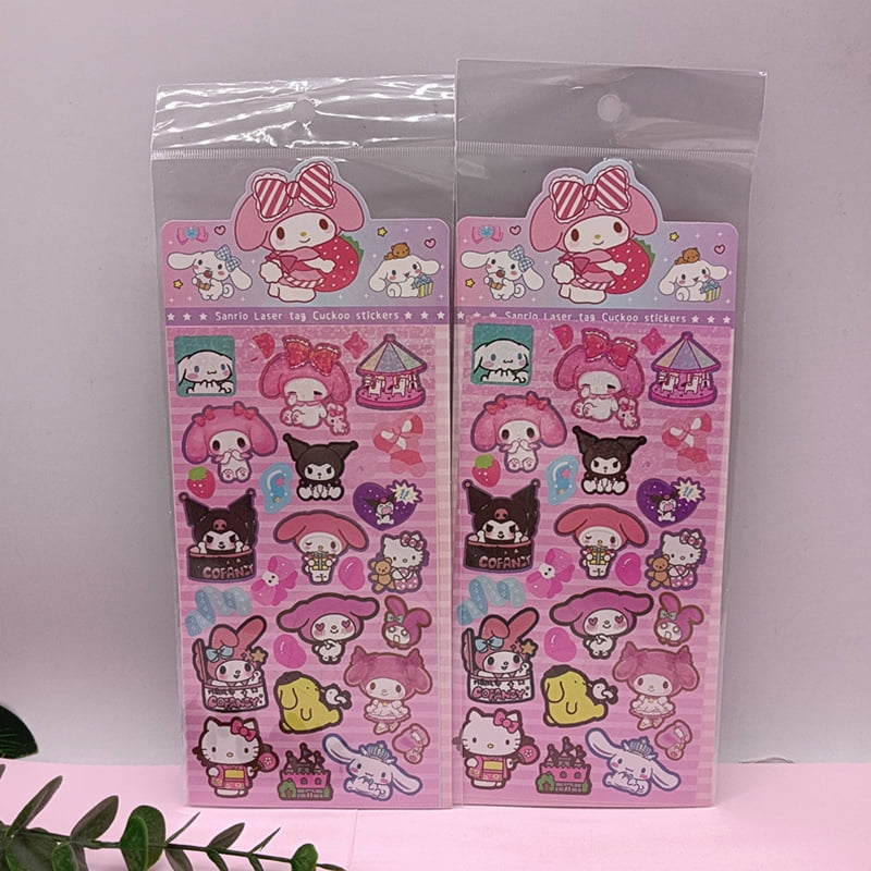 DIY Decoration Kids Toys Sticker Cartoon Hello Kitty Cinnamoroll Kuromi ...