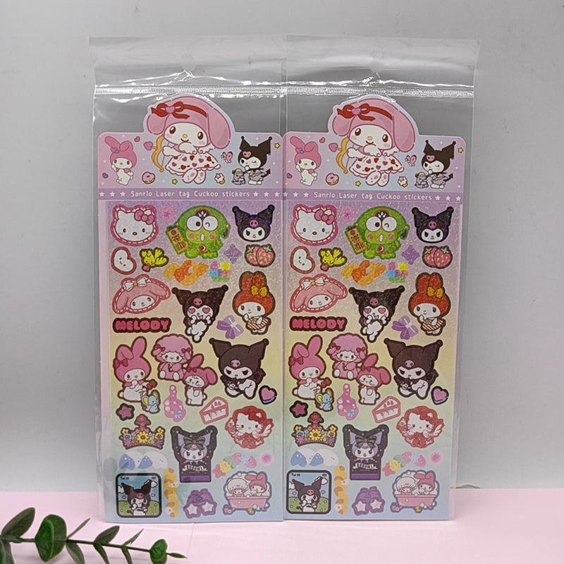 DIY Decoration Kids Toys Sticker Cartoon Hello Kitty Cinnamoroll Kuromi ...