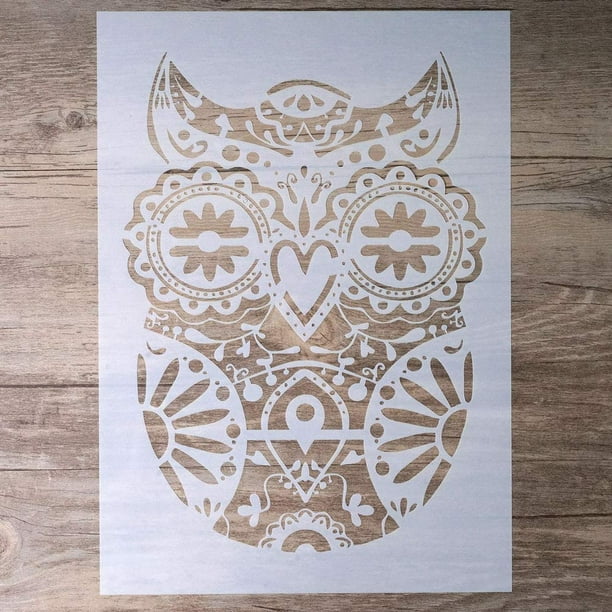 owl stencil template