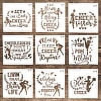 DIY Decorative Reusable Home Letter Stencil Template for DIY Crafts ...