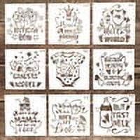 DIY Decorative Reusable Home Letter Stencil Template for DIY Crafts ...