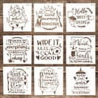 DIY Decorative Reusable Home Letter Stencil Template for DIY Crafts ...