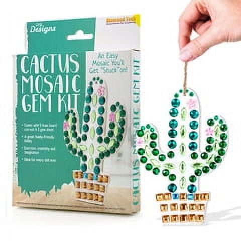 DIY Designs Mosaic Gem Kit - Cactus - Walmart.com