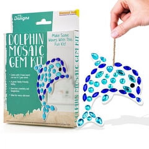 DIY Designs Mosaic Gem Kit - Dolphin - Walmart.com