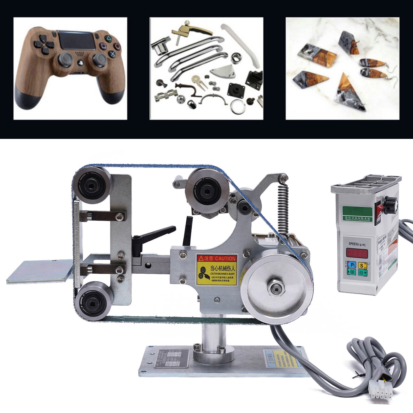 DIY Desktop Belt Sander Polishing Grinding Machine Abrasive Belt ...