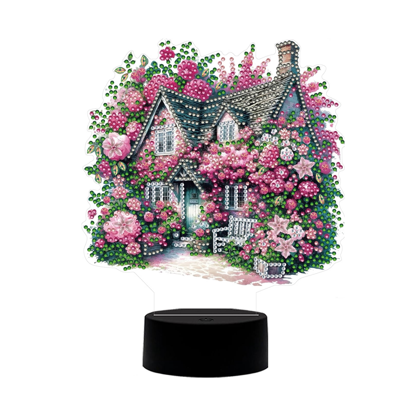 DIY Diamond Art Painting Creative Design 7-color Dimming Home ...
