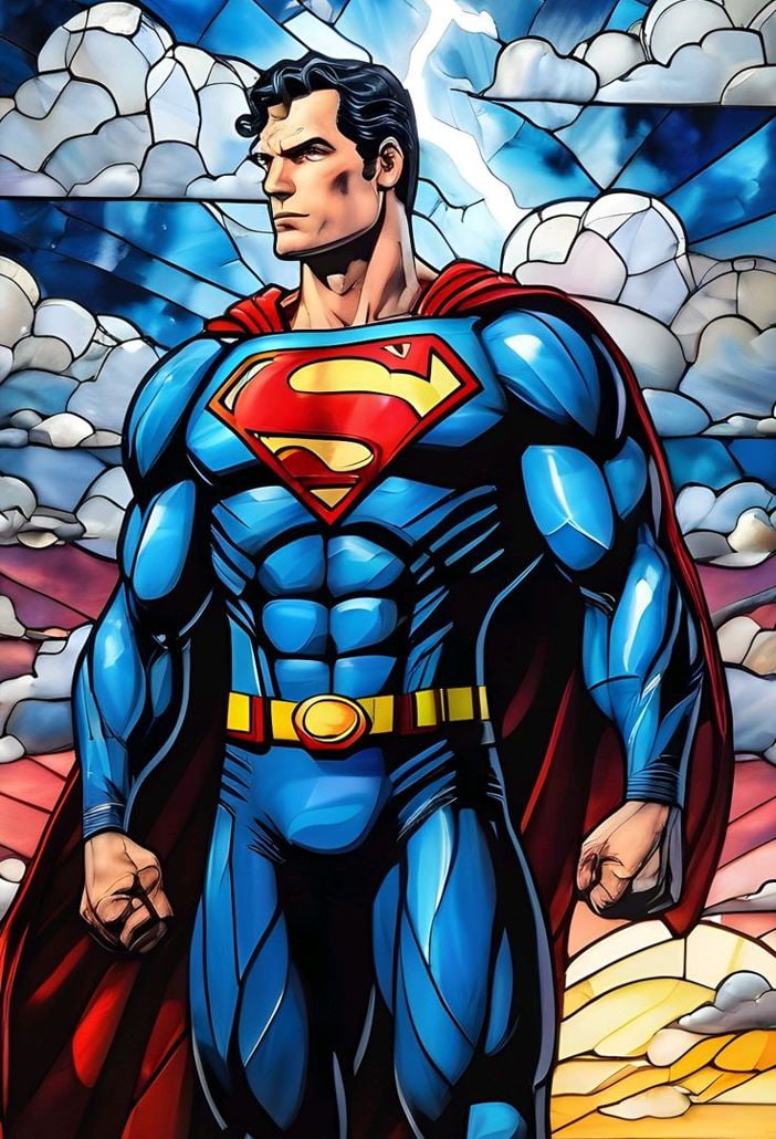 DIY Diamond Art Painting Kits for Adults Full Drill Superman Gem Art ...