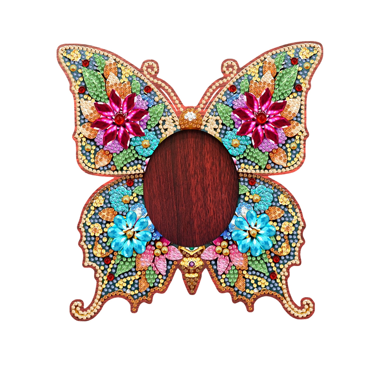 DIY Diamond Art Picture Frame with Colorful Butterfly Design, Creative ...